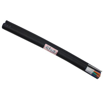 China ECHU Flexible traveling Cable Pendant Cable RVV(1G)/RVV(2G) 16G1.5 with black color for sale