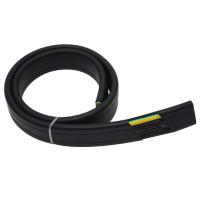 China Flat Flexible Traveling Cable for Crane or Conveyor in Black Jacket ECHU flat cable YFFB 4G2.5 for sale