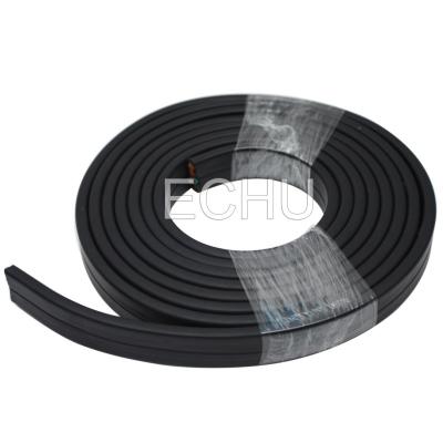 China Flat Flexible Traveling Cable for Crane or Conveyor 8core Black Jacket for sale