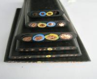 China Flat Flexible Traveling Cable for Crane or Conveyor in Black Jacket for sale