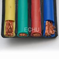 China Flat Flexible Traveling Cable for Crane or Conveyor  Orange Jacket with Bunch core for sale