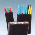China Flat Flexible Traveling Cable for Crane or Conveyor  Orange Jacket with Bunch core for sale