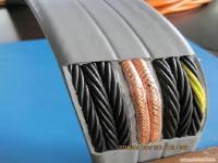 China Flat Traveling Cable for Elevator with CE certificate 48G0.75 with Special PVC Jacket for sale