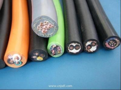 China PUR wear resistant with overall copper screen robot cable EKM70973 for high bending, twist or other applications for sale