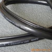 China Flexible Round Traveling Control Cable for cranes or other appliances RVV(2G)12Cx1.25SQMM in black color for sale