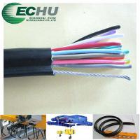 China Flexible Round Traveling Control Cable for cranes or other appliances RVV(2G) 8Cx0.75SQMM in black colr for sale