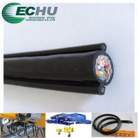 China Flexible Round Traveling Control Cable for cranes or other appliances in black color for sale