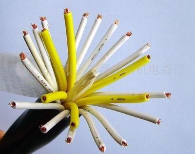 China PVC Insulation Flexible Round Control Cable KVV 450/750V in black color for sale