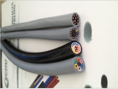 China Special Cable for Drag Chains TRVV 5Cx1.5sqmm for machine or equipments bending frequently in Grey Color for sale