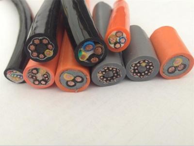 China Special Cable for Drag Chains TRVV for machine or equipments bending frequently in grey/black/orange Color for sale