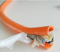 China Special Cable for Drag Chains TRVVP for machine or equipments bending frequently in grey/black/orange Color for sale