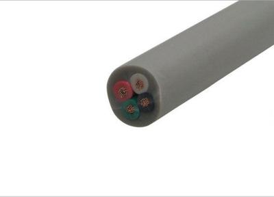 China Round Elevator and Escalator Control Cable RVV 4x0.75 PVC insulation PVC sheath Cable in Grey Color for sale