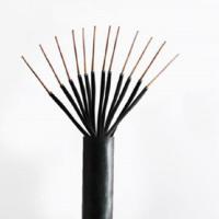 China PVC Insulation Flexible Round Control Cable KVV 450/750V in black color Jacket for sale
