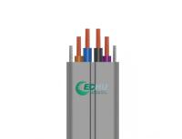 China ECHU Flat Crane Cable ,crane cables, lifter cable, Flat lifter cable with steel supporting, ECHU Cable for sale