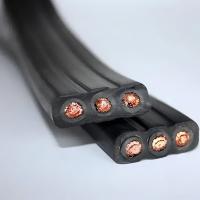 China EPR Insulation, SE4 Jacket Rubber Flat Flexible Traveling Cable YCWB for sale