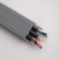 China Flat Flexible Traveling Cable for Crane or Conveyor YFFBG-PUR 36*0.75 PUR Black Jacket for sale