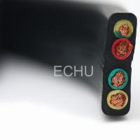 China Flat Flexible Traveling Cable for Crane or Conveyor YFFBG-PUR 36*0.75 PUR Black Jacket for sale