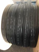 China Flat Flexible Traveling Cable for Crane or Conveyor YFFBG-PUR 8*6.0+4*2.5 PUR Black Jacket for sale