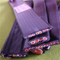 China Flat Flexible Traveling Cable for Crane or Conveyor H07VVH6-F in Parrallel type with Black Jacket for sale