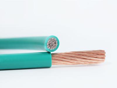 China 300V 105℃ UL wire UL1569 Electrical Cable with UL certificated 2AWG in Green Color for sale