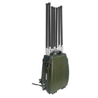China 6 Bands Portable Manpack Style Portable Drone Jammer Uav Defense System for sale