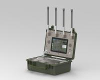 China 2.4G 5.8g 1.4G 5.2g 900m Uav Detector Signaling Equipment Uav Defense System Briefcase for sale