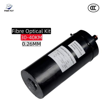 China Portable 0.26mm Dome Enclosure Fibre Optical Kit with Photoelectric Module Fpv Image Datatransmission 30-40km for sale