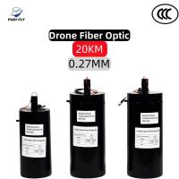 China Ultrafiber Optical Fiber Image Date Module Wide-Range 20km 0.27mm Professional Anti Interference Fpv Fibre Optic for sale