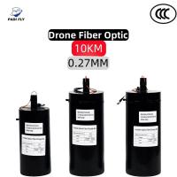 China PDFLY-DOY-050 10km Long Distance Lightweight Black 0.27mm Single Mode Optical Fiber Coil for Fpv Drone Anti Interference for sale