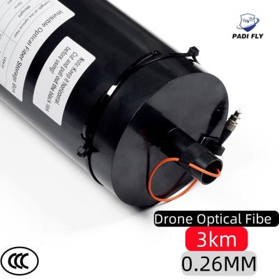 China Long Distance 3km Drone Optical Fiber Travel Machine Fpv Accessories 0.26mm Portable Uav Optical Fibe for sale