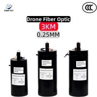 China Professional 3km 0.25mm Drone Optical Fiber for Anti Interference Fpv Fibre Optic Communications Equipment for sale