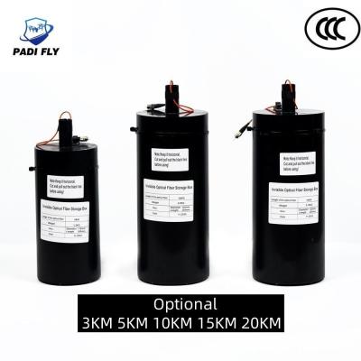 China PDFLY-DOY-016 Optional Long Distance 5km Uav Optical Fiber for Anti Interference Fpv Fibre Optic Communications and Drone Image Data for sale