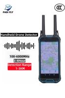China Handheld 1-3km 100MHz-6GHz Drone Locator Anti Drone Detector for Uav Defense Safety Protection System for sale