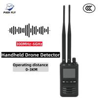 China Portable 300MHz-6GHz Full Band Drone Signal Detector with 0-3km Wide-Range Anti Uav Jammer System for sale