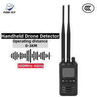 China Handheld 300MHz-6GHz Drone RF Signal Detector for Fpv Dji Autel Multi-Brand Uav Jammer Signal Blocker Operating Distance 3km for sale