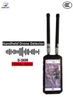 China Professional 0~3km 70MHz~6GHz Accurate Frequency Signal Detection Portable Handheld Uav Detector with Anti Drone Interference Function for sale