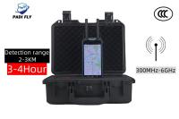 China Handheld 3km Dji Fpv Autel Multi-Brand Drone Signal Detector with Screen Display Drone Position Positioning Function for sale