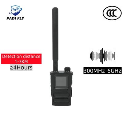 China Professional 300m-6GHz Ultra-Wide Full-Band Antenna Drone Detector for Dji Fpv Uav Detection Identify Location and Alarm for sale