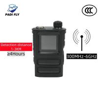 China Portable 1-2km Long Range Anti Drone Detector for Dji, Autel, Fpv Multi-Brand Drones Detection Waring Defense for sale