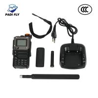 China Hand-Held 2km Range Drone Signal Detector with 2.4G 5.2g 5.8g 60W Frequency Detection Alarm System for sale