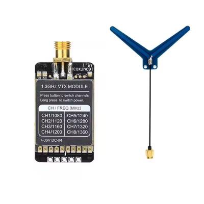 China Wholesale VIDEO TRANSMITTER 1.3G 1.2G 8CH 800MW Audio Video FPV Transmitter Receiver Module 7-36V for RC FPV Long Range Airplane for sale