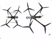China Racing Mini Drone 7 Inch FP Image Transmission Long Range 10km 2.5w 5.8gVTX VRX V2 Heavy Payload 2.5kg FPV racing for sale