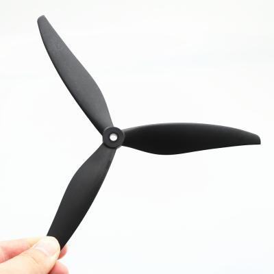 China 8inch Glassfiber Nylon 8040-3 Propeller High Efficiency Propeller Blade Three-Blade Forward Reverse FPV Racing Drone for sale