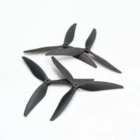 China 8-Inch Black PC Propeller 8040-3 Three Leaf Crossing Machine Drones Accessory OEM Brand for DIY FPV Drone Kit for sale