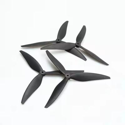 China 8-Inch Black PC Propeller 8040-3 Three Leaf Crossing Machine Drones Accessory OEM Brand for DIY FPV Drone Kit for sale