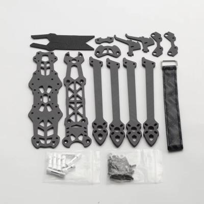 China MARK4 V1-7inch Carbon Fiber X-Flight FPV Frame Drone Frame Kit with 3D Print Part for DIY Freestyle Drone Accessories for sale
