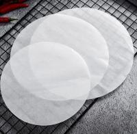 China Printed Round Baking Paper Non-stick and Disposable with Parchment Silicone Coating for sale
