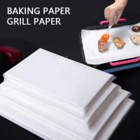 China Solvent Free Silicone Oil Coated Craft Silicone Baking Paper Sheets For Non Stick Food Grade Baking for sale