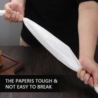 China Kitchen Parchment Sheets Siliconized Baking Paper Roll 200mm to 1810mm Width for sale