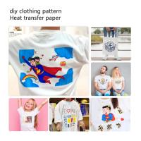 China Print On Dark T-Shirts Heat Press Inkjet Transfer Paper With Self Weeding A4 Inkjet Paper for sale